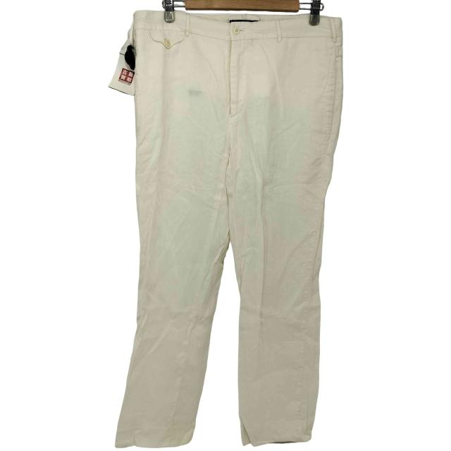 Polo by RALPH LAUREN(ポロバイラルフローレン) 90s サイドアジャスター リネン スラックス メンズ  34/32【中古】【ブランド古着バズストア】