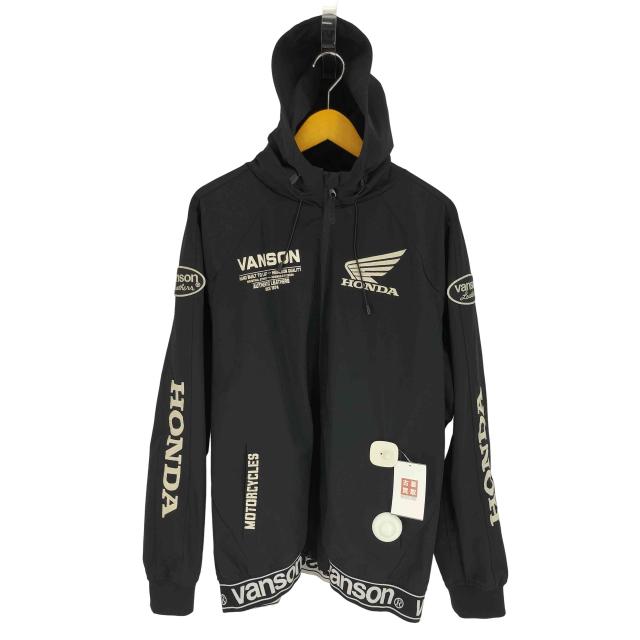 VANSON(バンソン) HONDA 三層ストレッチ フル ZIP パーカー ジャケット メンズ import：XXL 【中古】【ブランド古着バズストア】