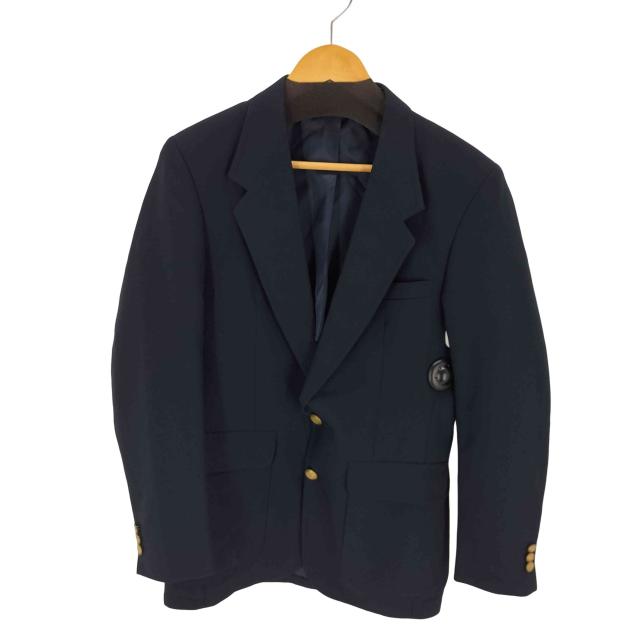TOWNCRAFT(タウンクラフト) 金ボタン 紺ブレザー メンズ  36R【中古】【ブランド古着バズストア】