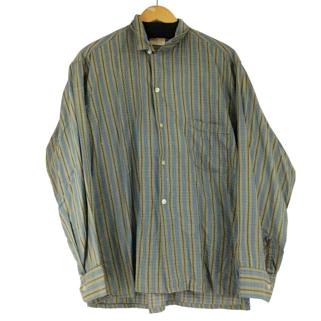 USED古着(ユーズドフルギ) DEVILLE 60S チェック L/S 開襟シャツ  メンズ 表記無 【中古】【ブランド古着バズストア】