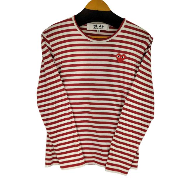 PLAY COMME des GARCONS(プレイコムデギャルソン) Border Long Sleeve T-Shirt レディース JPN：XS 【中古】【ブランド古着バズストア】