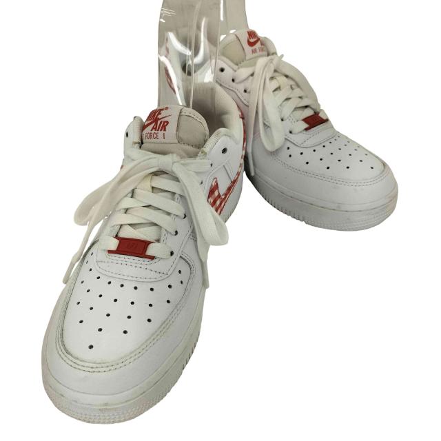 NIKE(ナイキ) AIR FORCE 1 07 ESS TREND エアフォース1 07 ミスティックレッド ギンガム レディース JPN：23 【中古】【ブランド古着バズストア】