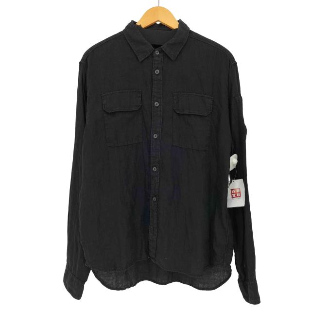 C.P.COMPANY(シーピーカンパニー) 24ss Linen Pocket Shirt メンズ import：L 【中古】【ブランド古着バズストア】