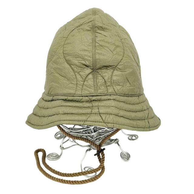 KIJIMA TAKAYUKI(キジマタカユキ) キルティング ミリタリー ハット バケットハット メンズ  3【中古】【ブランド古着バズストア】