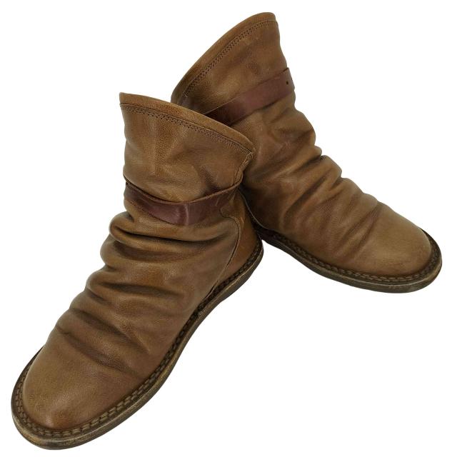 trippen(トリッペン) BOMB ボム 裏地ボア レザーブーツ Y2K レディース 表記無 【中古】【ブランド古着バズストア】