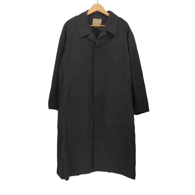 USED古着(ユーズドフルギ) {{BA-TSU}} 80s 日本製 比翼 ボアライナー付 ラグラン コットンツイル ステンカラーコート メンズ 表記無 【中古】【ブランド古着バズストア】