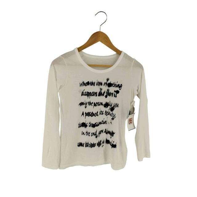 Yohji Yamamoto(ヨウジヤマモト) HIGH GAUGE AIRY JERSEY PT LONG SLV T A レディース  2【中古】【ブランド古着バズストア】