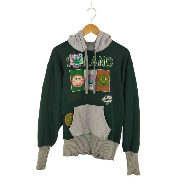 USED古着(ユーズドフルギ) {{PERFECT RIBS}} パッチカスタム プルオーバー パーカー メンズ 表記無 【中古】【ブランド古着バズストア】