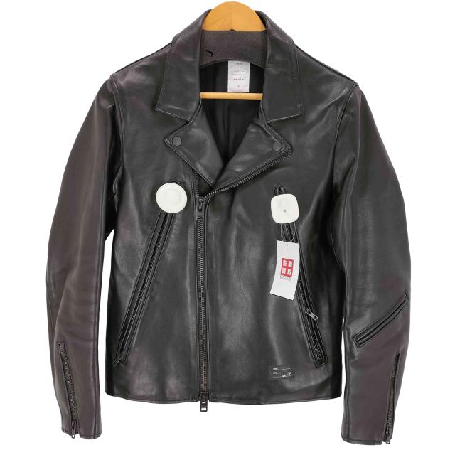 Name.(ネーム) HORSE HIDE JACKET ダブルライダースジャケット メンズ JPN：0 【中古】【ブランド古着バズストア】