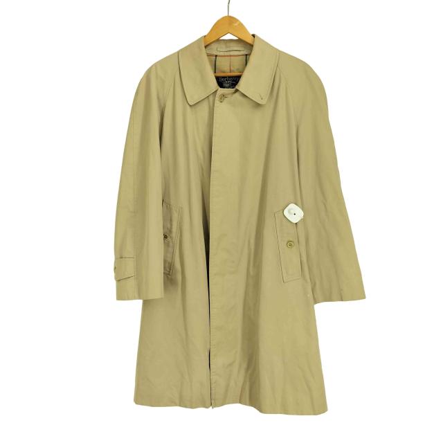 BURBERRYS(バーバリーズ) 90S 裏地ノバチェック 比翼 ステンカラーコート メンズ 表記無 【中古】【ブランド古着バズストア】