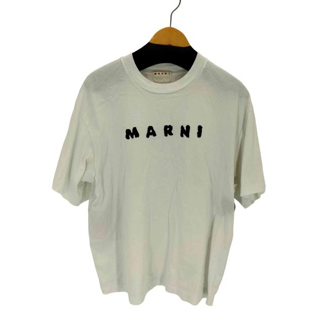 MARNI(マルニ) ロゴプリントクルーネックTシャツ メンズ  44【中古】【ブランド古着バズストア】