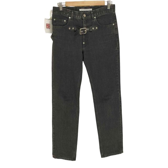 JOHN LAWRENCE SULLIVAN(ジョンローレンスサリバン) FRONT SIDE BELTED DENIM PANTS メンズ  46【中古】【ブランド古着バズストア】