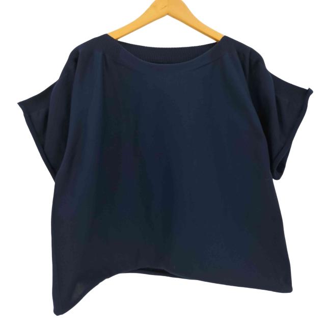 PLEATS PLEASE ISSEY MIYAKE(プリーツプリーズイッセイミヤケ) 19AW ボートネック カットオフデザイン カットソー レディース JPN：3 【中古】【ブランド古着バズストア】