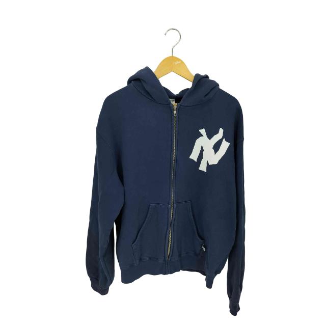 USED古着(ユーズドフルギ) {{AKIMBO CLUB}} NY NOODLE ZIP-UP HOODIE ジップアップパーカー メンズ import：XL 【中古】【ブランド古着バズストア】