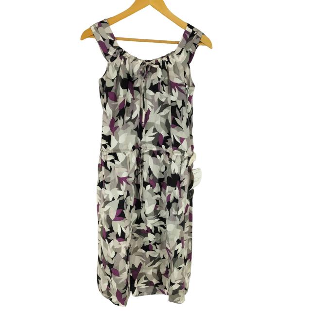 BURBERRY LONDON(バーバリーロンドン) 総柄シルクワンピース レディース  38【中古】【ブランド古着バズストア】