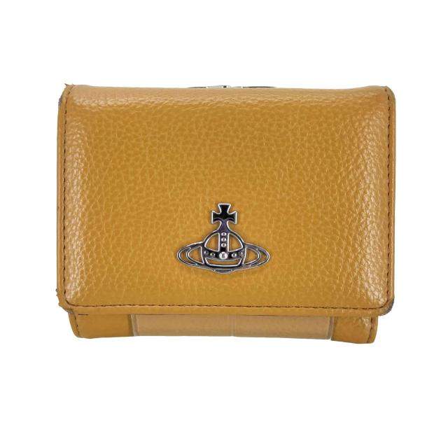 Vivienne Westwood(ヴィヴィアンウエストウッド) RE-VEGAN GRAIN SMALL FRAME WALLET レディース 表記無 【中古】【ブランド古着バズストア】