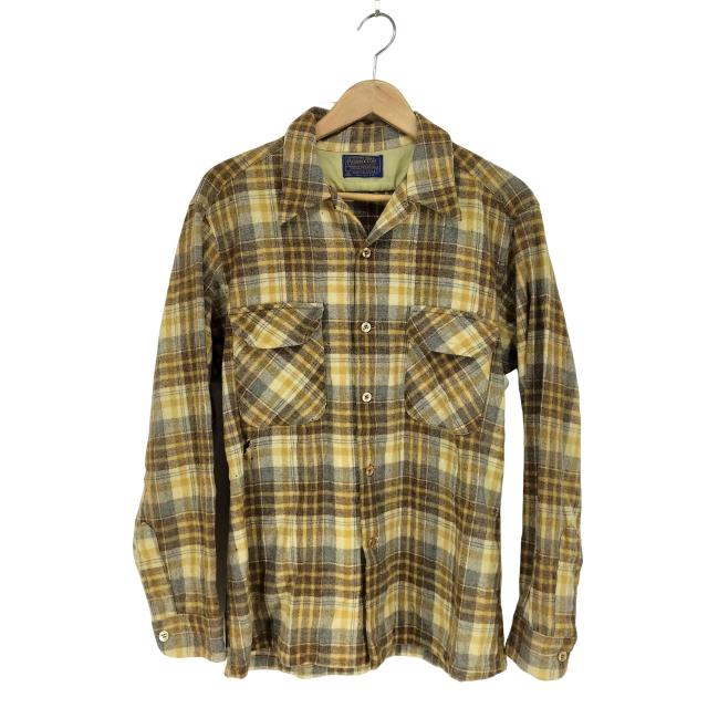 PENDLETON(ペンドルトン) 70s〜80s USA製 L/S オンブレ ボードシャツ メンズ  L【中古】【ブランド古着バズストア】