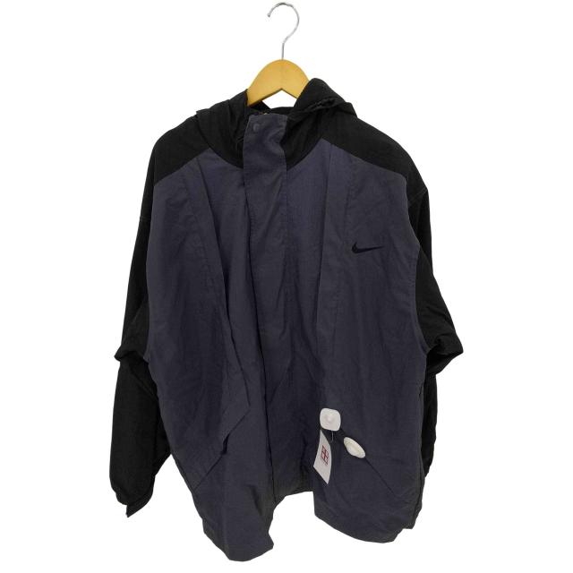 NIKE(ナイキ) 90-00s 白タグ フロントデザイン ジップアップ ナイロンジャケット メンズ  XL【中古】【ブランド古着バズストア】