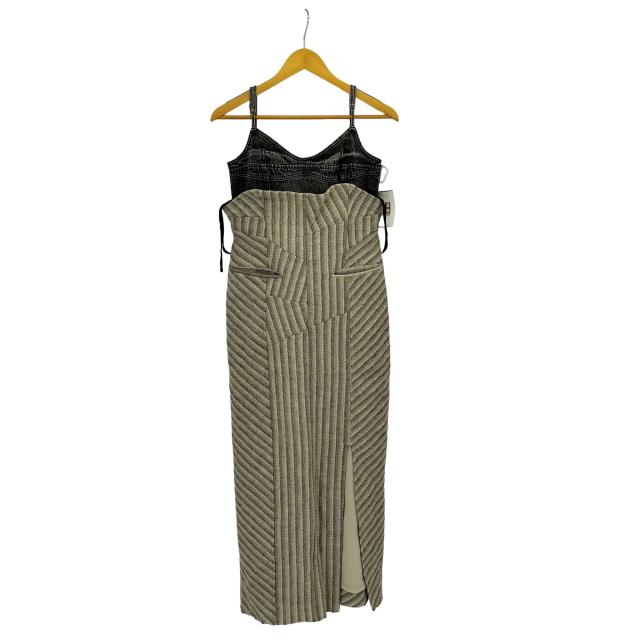 MAISON SPECIAL(メゾンスペシャル) Denim Tweed Combination Maxidresses デニムツイードコンビワンピース レディース 表記無 【中古】【ブランド古着バズストア】