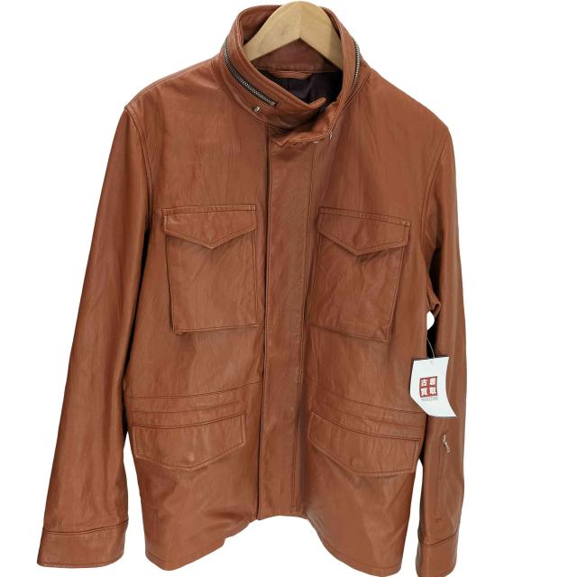 SOPHNET.(ソフネット) 12AW WASHED LEATHER FIELD BLOUSON ウォッシュド レザー フィールド ブルゾン M-65 型 メンズ 表記無 【中古】【ブランド古着バズストア】