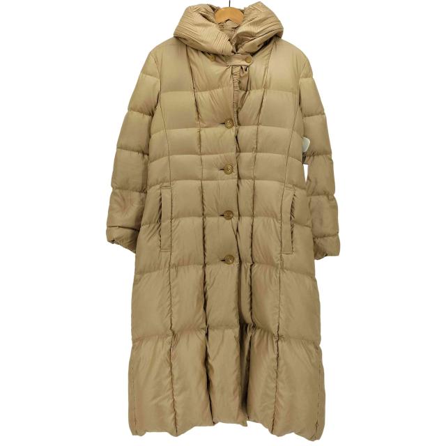 ISSEY MIYAKE(イッセイミヤケ) 襟プリーツ ダウン コート レディース JPN：2 【中古】【ブランド古着バズストア】