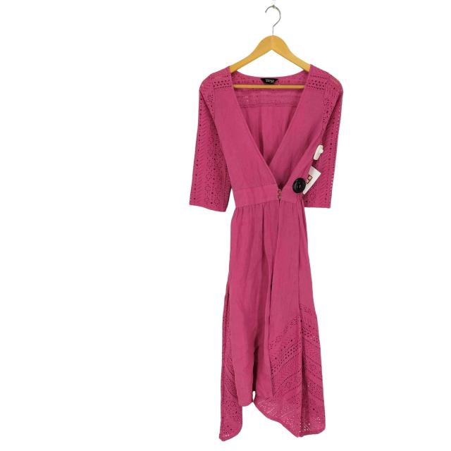 Velnica(ヴェルニカ) レース切替リネンワンピース レディース 表記無 【中古】【ブランド古着バズストア】