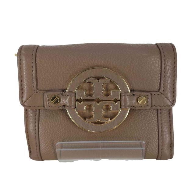 TORY BURCH(トリーバーチ) AMANDA DOUBLE SNAP WALLET アマンダ ダブルスナップウォレット 三つ折り財布 レディース ONE SIZE 【中古】【ブランド古着バズストア】