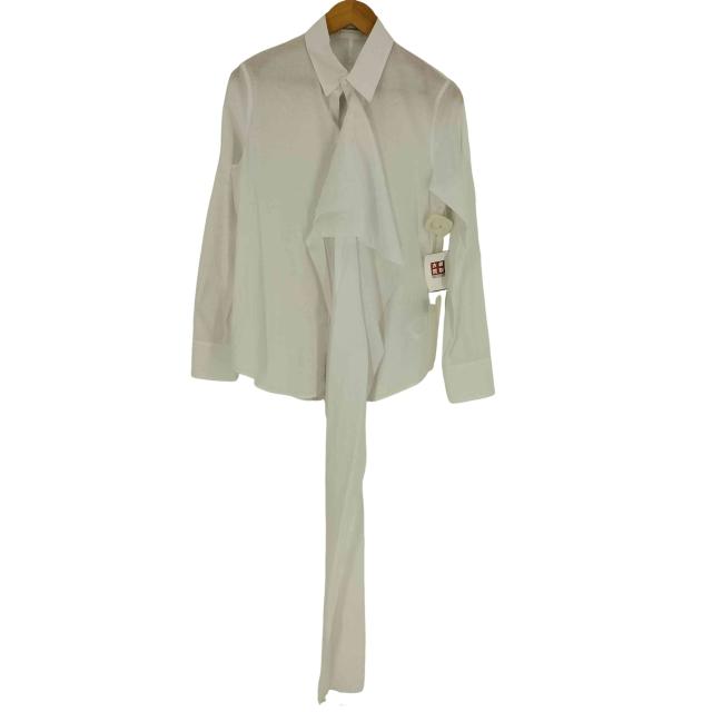 Yohji Yamamoto(ヨウジヤマモト) collections 25SS 100 KHADI STOLE DETAIL BLOUSE カディ ストールディテール ブラウス レディース JPN：2 【中古】【ブランド古着バズストア】