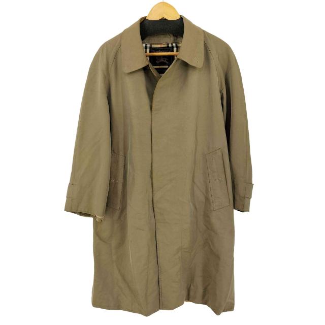 BURBERRYS(バーバリーズ) 90S 裏地ノバチェック ステンカラーコート PRESTIGE COLLECTION メンズ 表記無 【中古】【ブランド古着バズストア】
