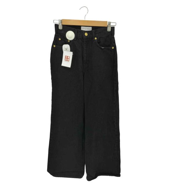 Tu es mon TRESOR(トゥエモントレゾア) × ё BIOTOP Stalght Soft Flare Denim LG28 ソフトフレア ジッパーフライ デニムパンツ レディース  24【中古】【ブランド古着バズストア】