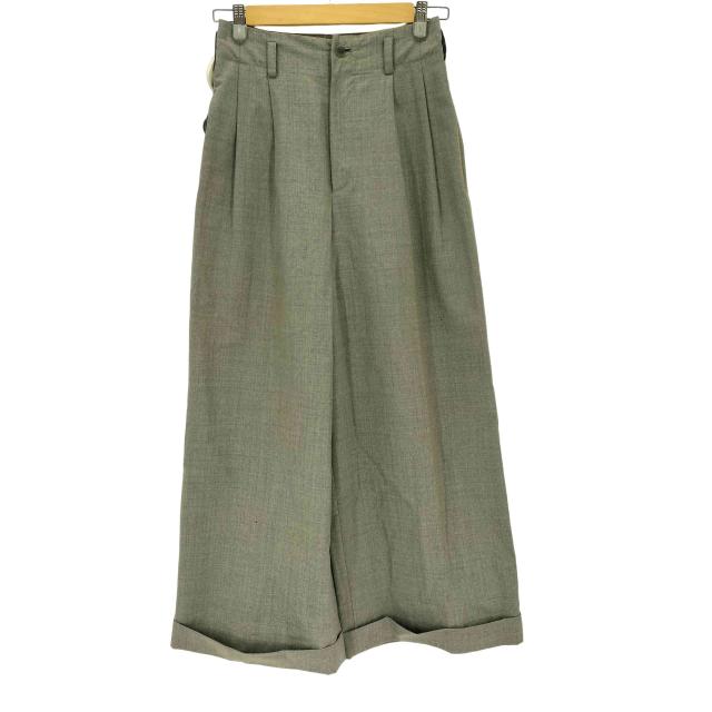 Ys(ワイズ) 90~00s ウールワイドスラックスパンツ レディース JPN：S 【中古】【ブランド古着バズストア】