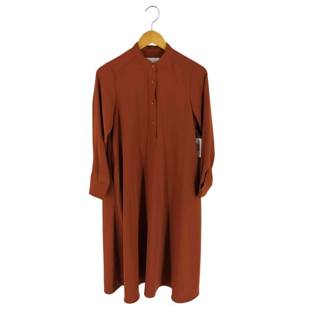 Graphpaper(グラフペーパー) 22AW Satin Band Collar Dress サテンバンドカラードレス レディース  00【中古】【ブランド古着バズストア】