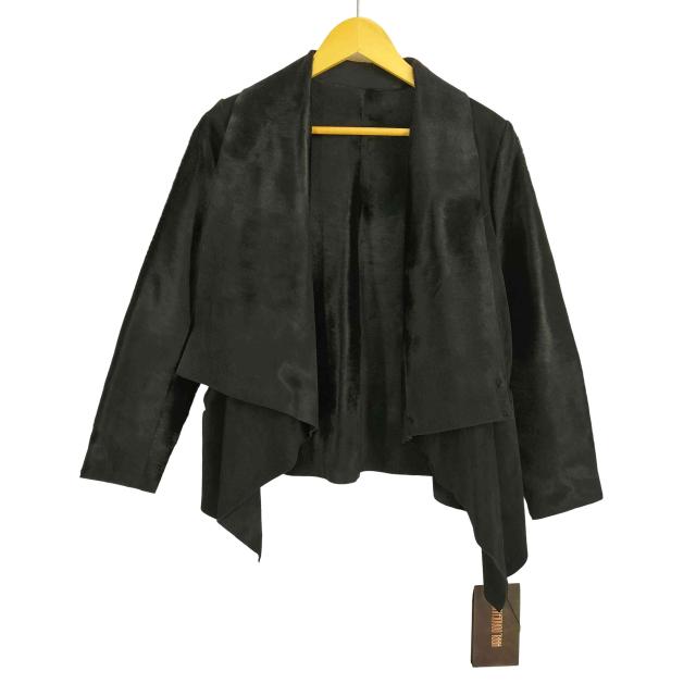 USED古着(ユーズドフルギ) {{KARL DONOGHUE}} 英国製 SHEARED CALFSKIN WRAP JACKET レディース import：S 【中古】【ブランド古着バズストア】