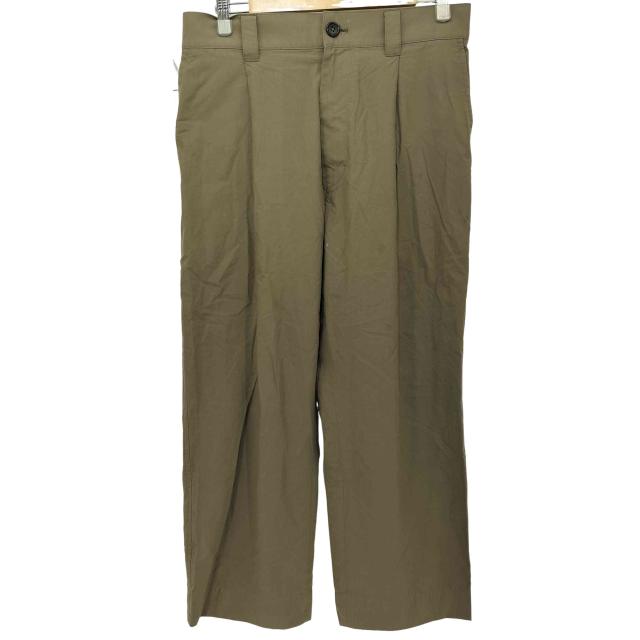 MARGARET HOWELL(マーガレットハウエル) 24SS MATT COTTON SILK POPLIN trousers メンズ JPN：L 【中古】【ブランド古着バズストア】