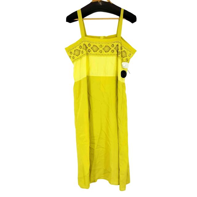 Maison Margiela(メゾンマルジェラ) 23SS レース切替キャミソールミディワンピース レディース  38【中古】【ブランド古着バズストア】