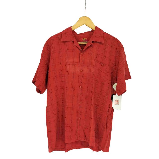 CREAM SODA(クリームソーダ) 80s 90s レーヨン S/Sオープンカラーシャツ メンズ 表記無 【中古】【ブランド古着バズストア】