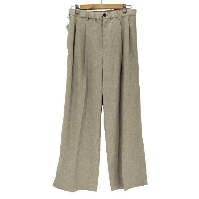 USED古着(ユーズドフルギ) {{A＋TOKYO}} リネン ブレンド イージー スラックス パンツ メンズ JPN：2 【中古】【ブランド古着バズストア】