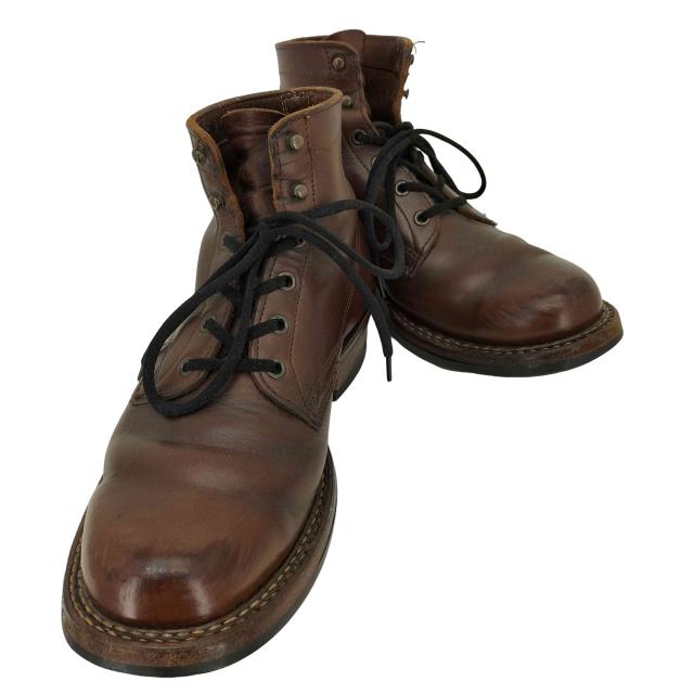 USED古着(ユーズドフルギ) {{WHITES BOOTS}}Semidress セミドレス レースアップ レザーブーツ メンズ  8E【中古】【ブランド古着バズストア】