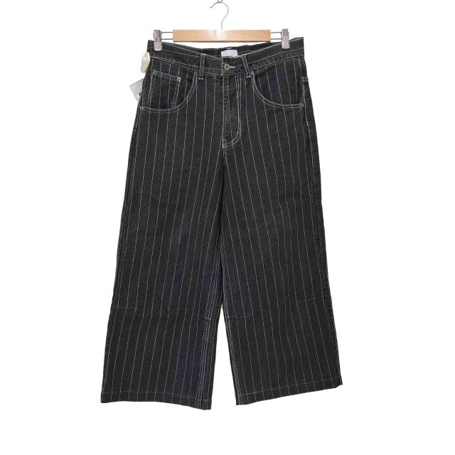 USED古着(ユーズドフルギ) BLESS U BU STRIPE BAGGY DENIM PANTS ステッチ ストライプ デニムパンツ メンズ JPN：M 【中古】【ブランド古着バズストア】