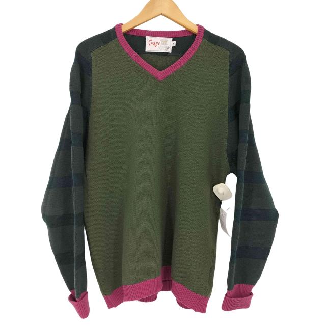 USED古着(ユーズドフルギ) corgi カシミヤ混 ラグランニット メンズ import：M 【中古】【ブランド古着バズストア】