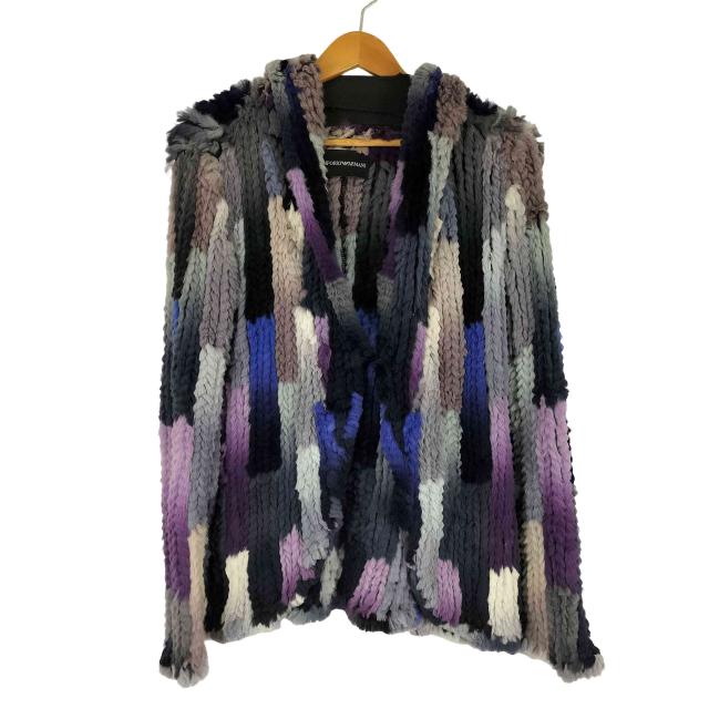 EMPORIO ARMANI(エンポリオアルマーニ) リアルファーフーデットジャケット レディース EUR：40 【中古】【ブランド古着バズストア】