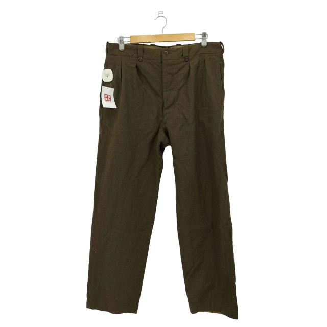 FRENCH ARMY(フレンチアーミー) 60s フランス軍 M-52 Ets UTAH PARIS ANTIMITE DEFINITIF 2タック ウール スラックスパンツ メンズ  26【中古】【ブランド古着バズストア】