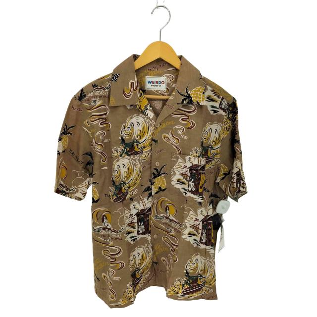WEIRDO(ウィアード) WEIRDO HUT S/S SHIRTS ウィアードハット アロハ 半袖シャツ メンズ  M【中古】【ブランド古着バズストア】