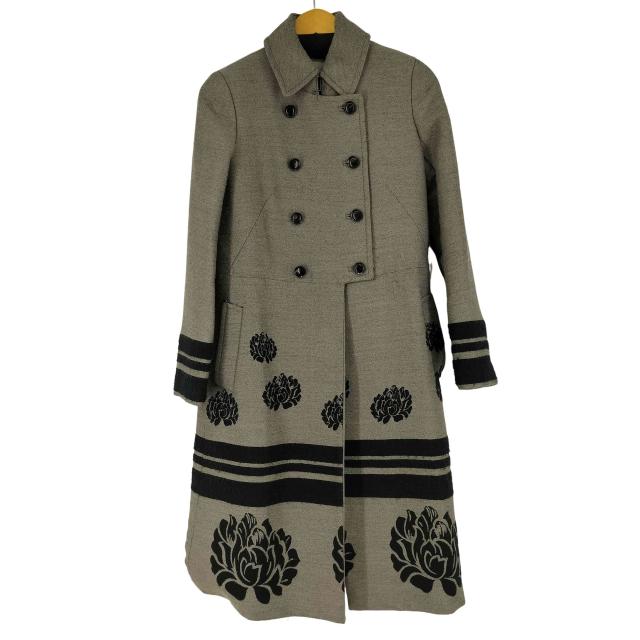 3.1 phillip lim(スリーワンフィリップリム) 刺繍 シルク ロングコート レディース JPN：2 【中古】【ブランド古着バズストア】