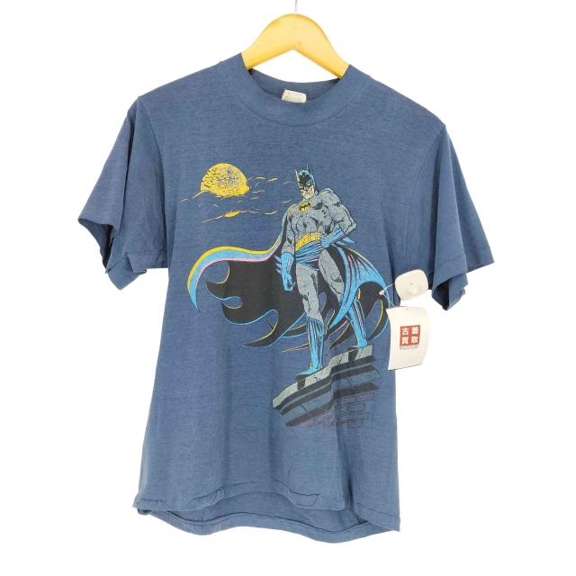 adidas(アディダス) 80s USA製 袖 裾シングル キャラクタープリント 半袖Tシャツ カットソー メンズ  M【中古】【ブランド古着バズストア】