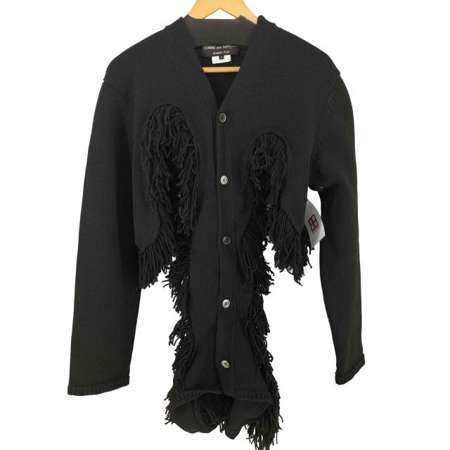 COMME des GARCONS HOMME PLUS(コムデギャルソンオムプリュス) 23AW ファーカーディガン カットワークフリンジ メンズ JPN：M 【中古】【ブランド古着バズストア】