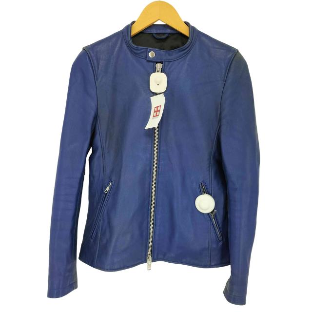 USED古着(ユーズドフルギ) {{MANIERA TOKYO}}羊革シングルライダースジャケット メンズ JPN：1 【中古】【ブランド古着バズストア】