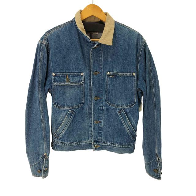 POLO RALPH LAUREN(ポロラルフローレン) 80s USA製 襟コーデュロイ デニムジャケット メンズ JPN：S 【中古】【ブランド古着バズストア】