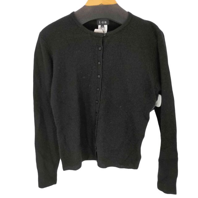 ICB(アイシービー) カシミヤアンゴラ混 カーディガン レディース  L【中古】【ブランド古着バズストア】