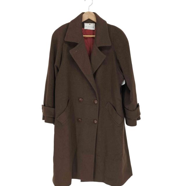 SAKS FIFTH AVENUE(サックスフィフスアベニュー) USA製 カシミヤ100 ダブルロングコート レディース 表記無 【中古】【ブランド古着バズストア】